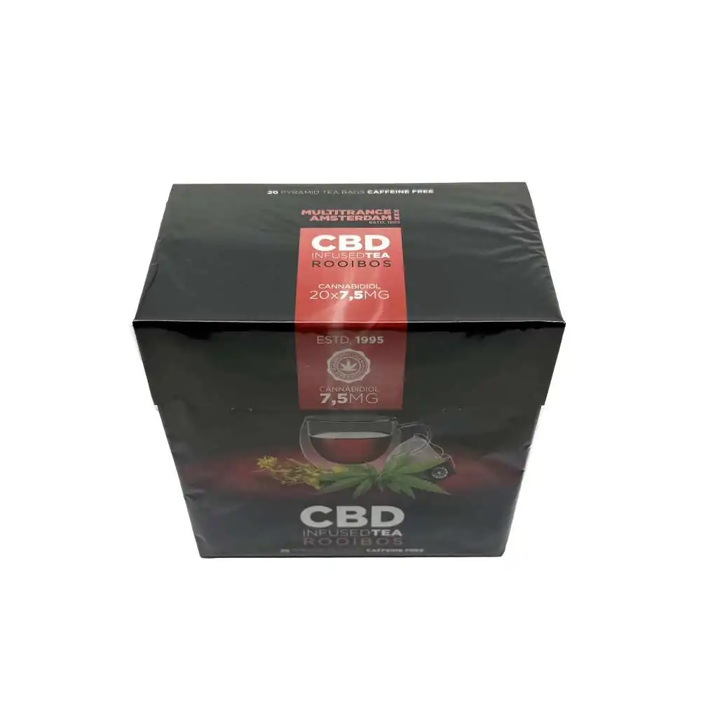 Thé Rooibos CBD 7,5mg Relaxant et Antioxydant | Multitrance