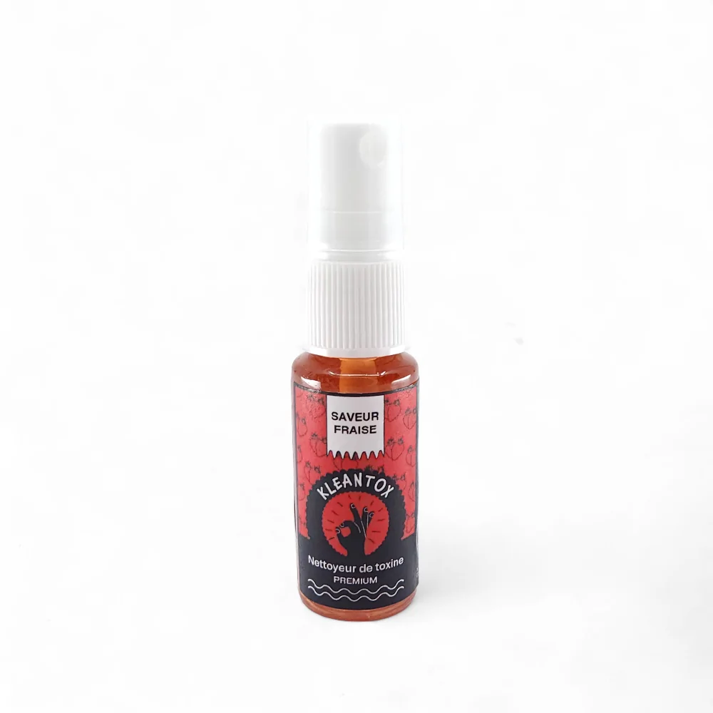 Spray KLEANER anti-toxines KLEANTOX Fraise 20ml | Nettoyant buccal efficace