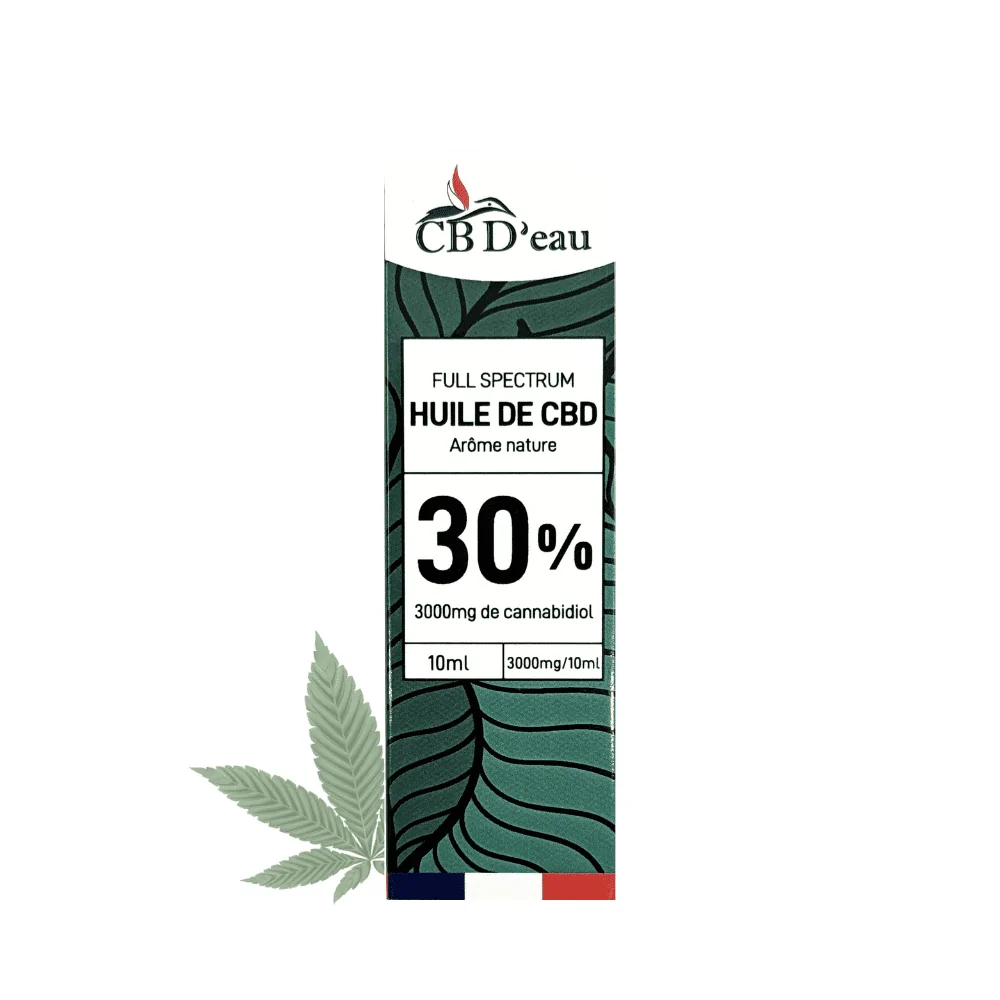 Huile CBD 30% Full Spectrum CBDeau | Qualité Premium Made in France