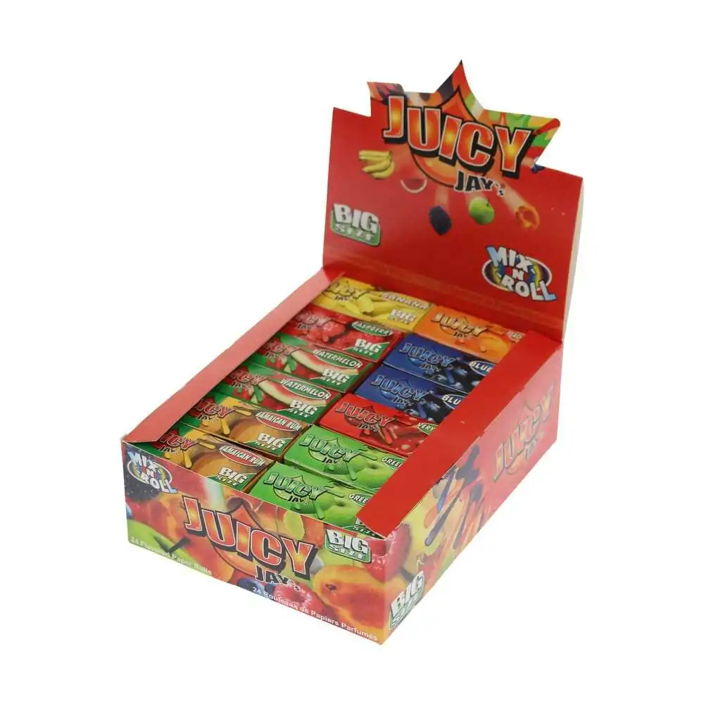 Feuille Roll Juicy Jays Mix-N-Roll | 24 Rouleaux Parfumés 5m | Prix ...