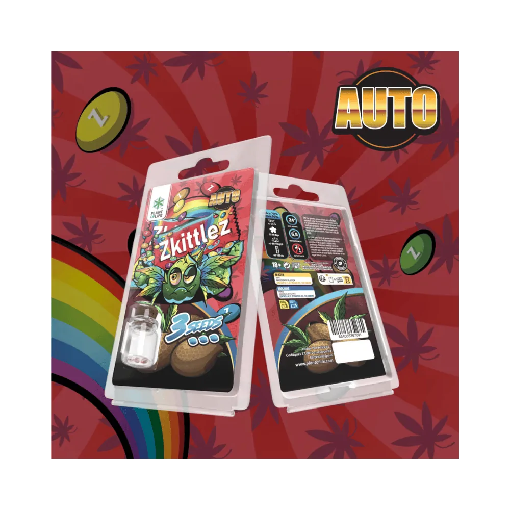 Graines Zkittlez Auto CBD | Pack 3 graines autofloraison Plant of Life