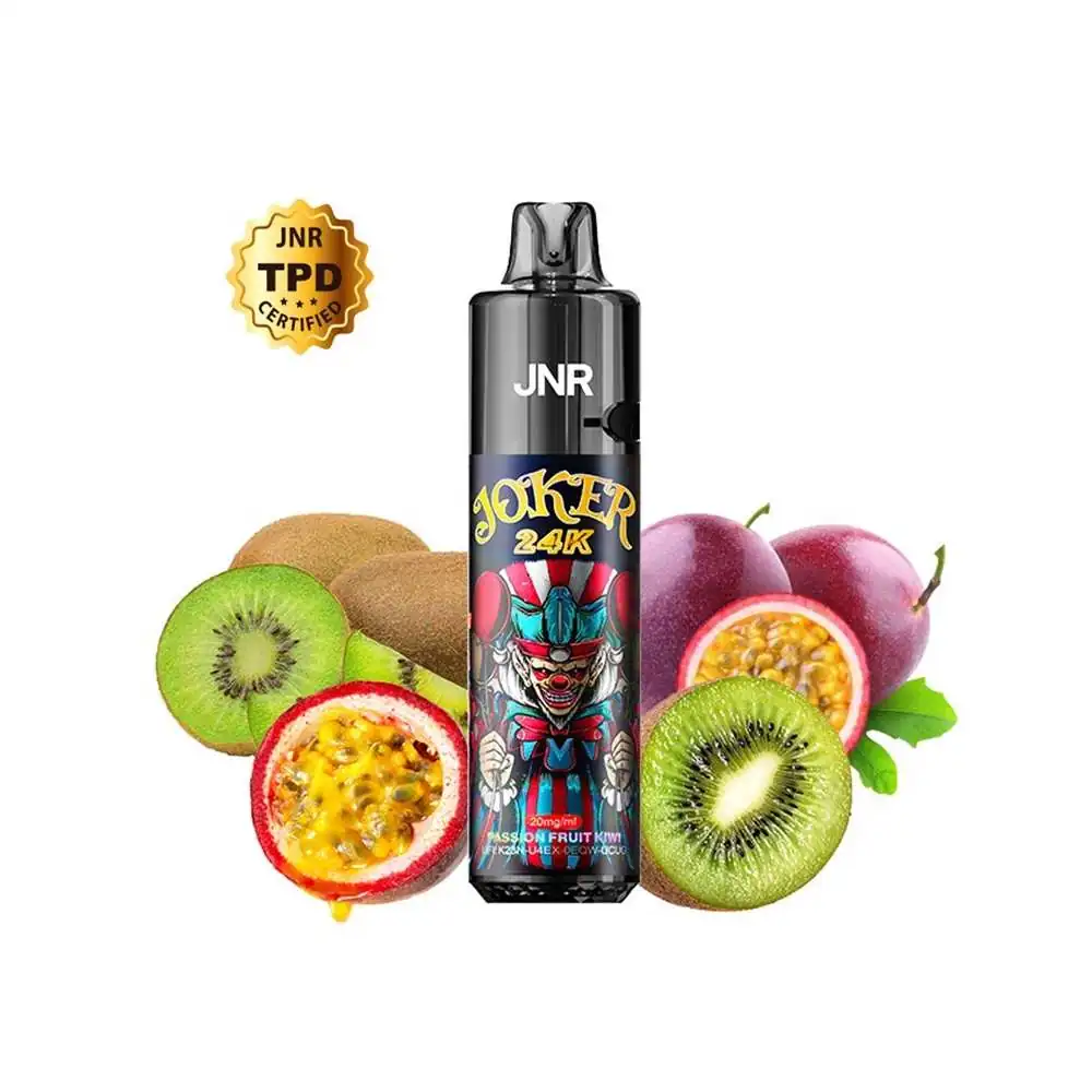 Puff Joker 24K Passion Fruit Kiwi | Kit Vape Rechargeable 24000 Bouffées