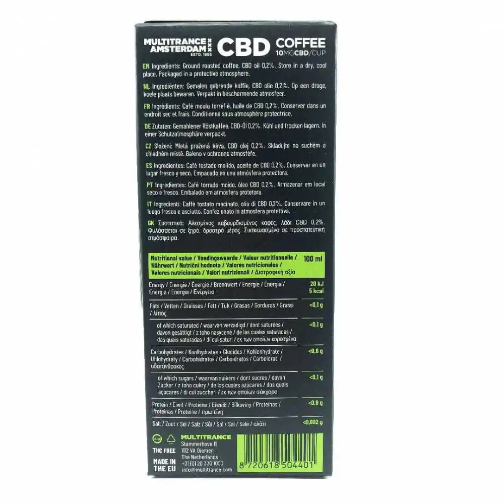 CAPSULES DE CAFÉ AU CBD | MULTITRANCE