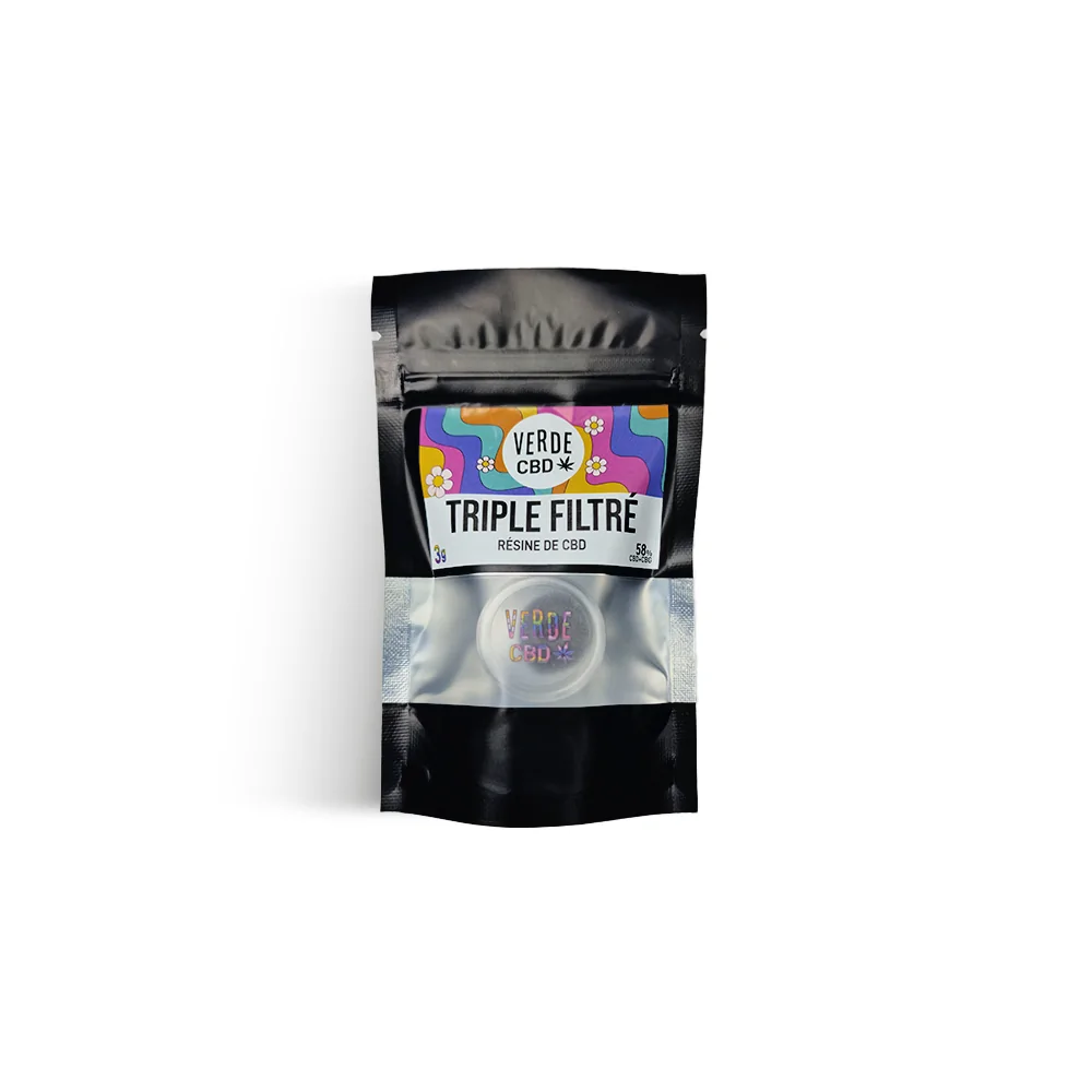 RÉSINE DE CBD - TRIPLE FILTRÉ | VERDE CBD